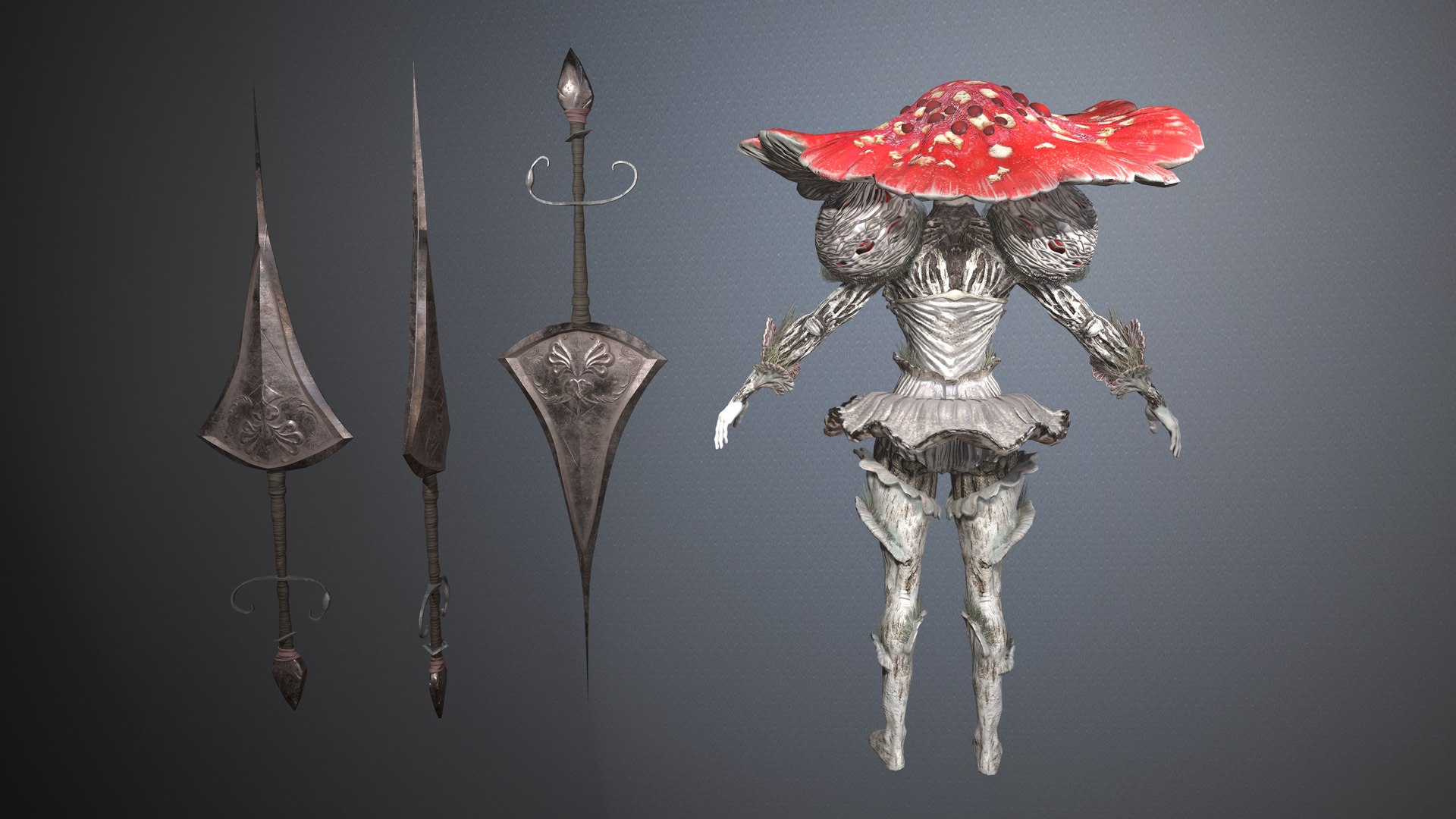Mushroom Knight 3D - TurboSquid 2074596