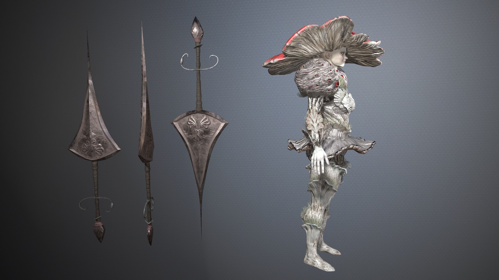 Mushroom Knight 3D - TurboSquid 2074596