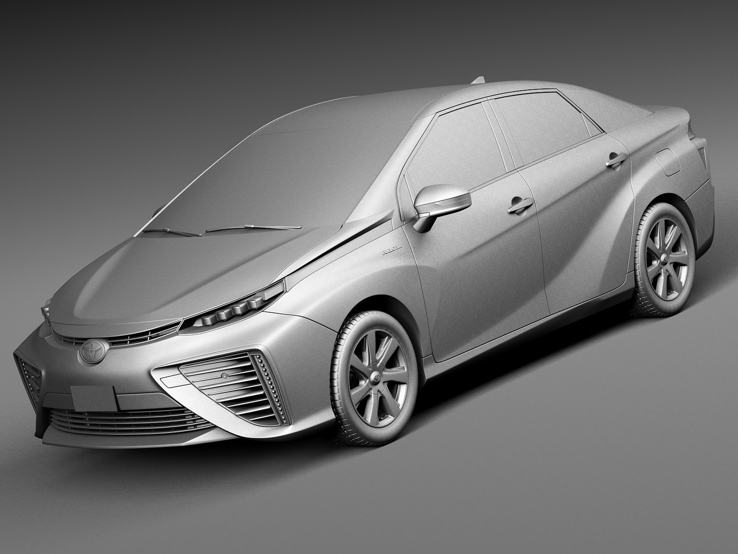 3d 2016 toyota mirai