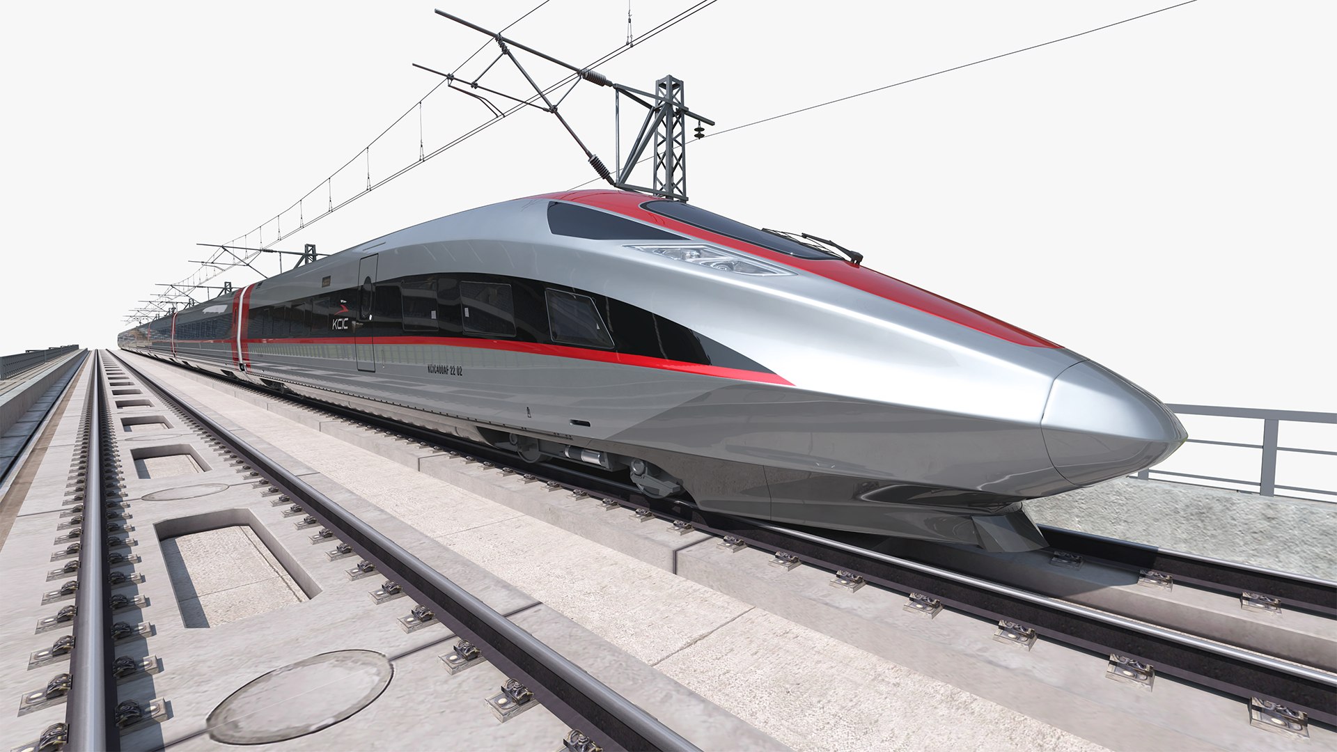 KCIC400AF Jakarta-Bandung High Speed Rail Model - TurboSquid 1977987