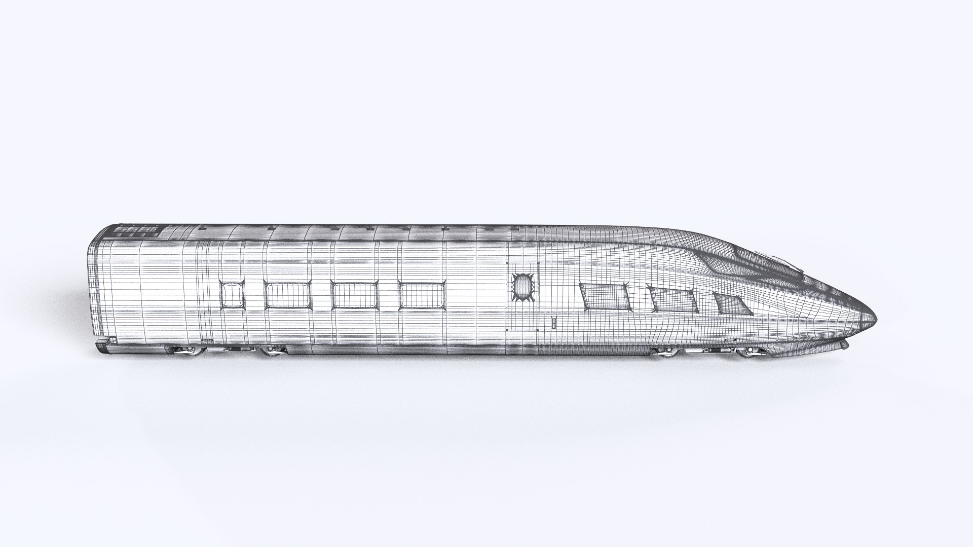 KCIC400AF Jakarta-Bandung High Speed Rail Model - TurboSquid 1977987