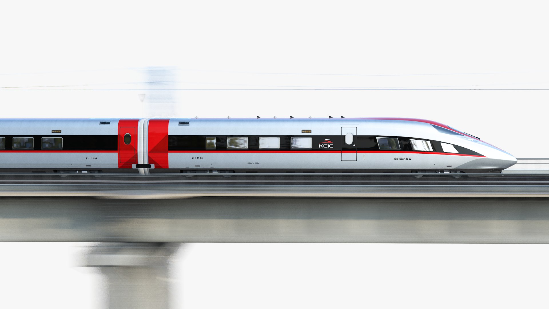 KCIC400AF Jakarta-Bandung High Speed Rail Model - TurboSquid 1977987