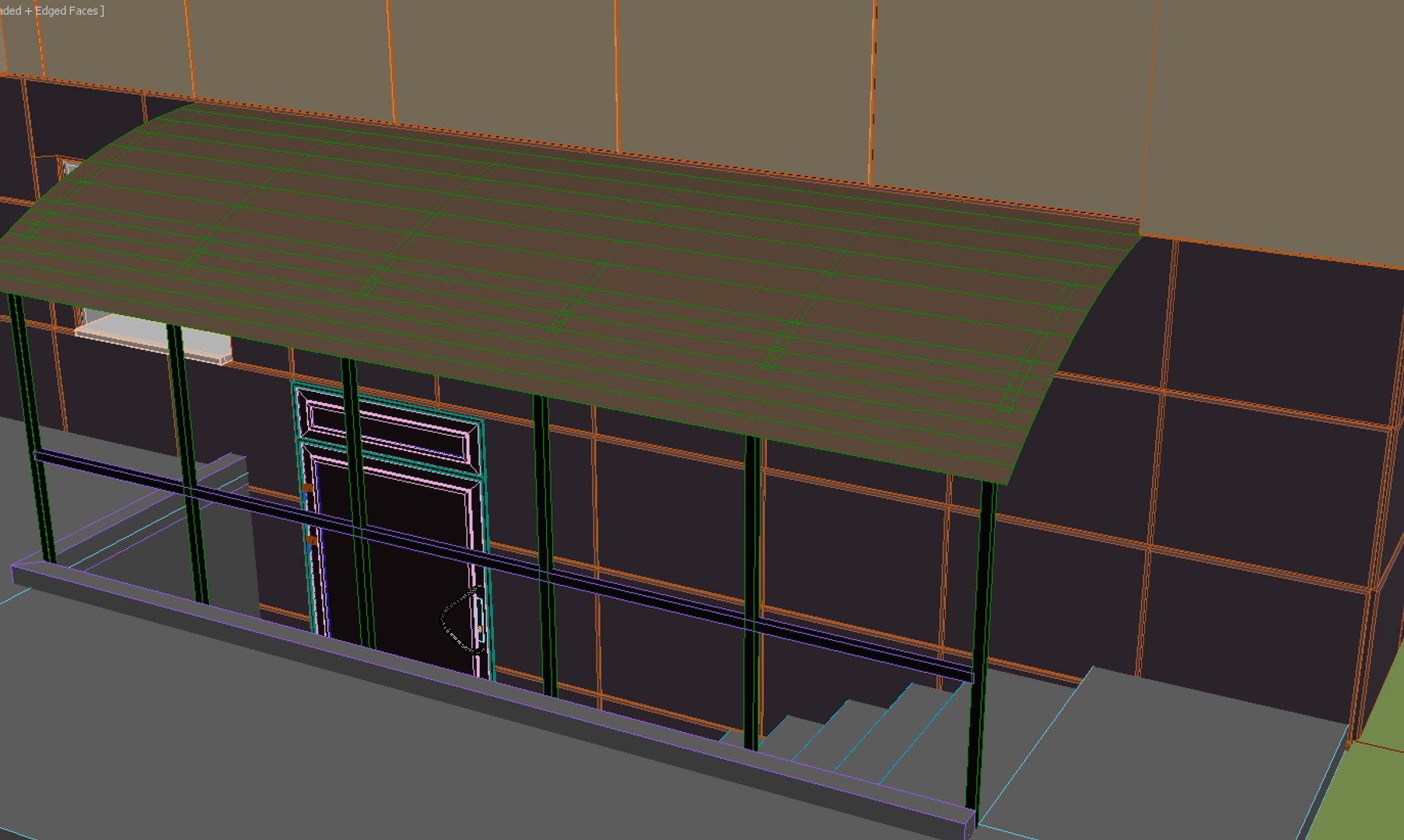 3ds Max Rainscreen Cladding House