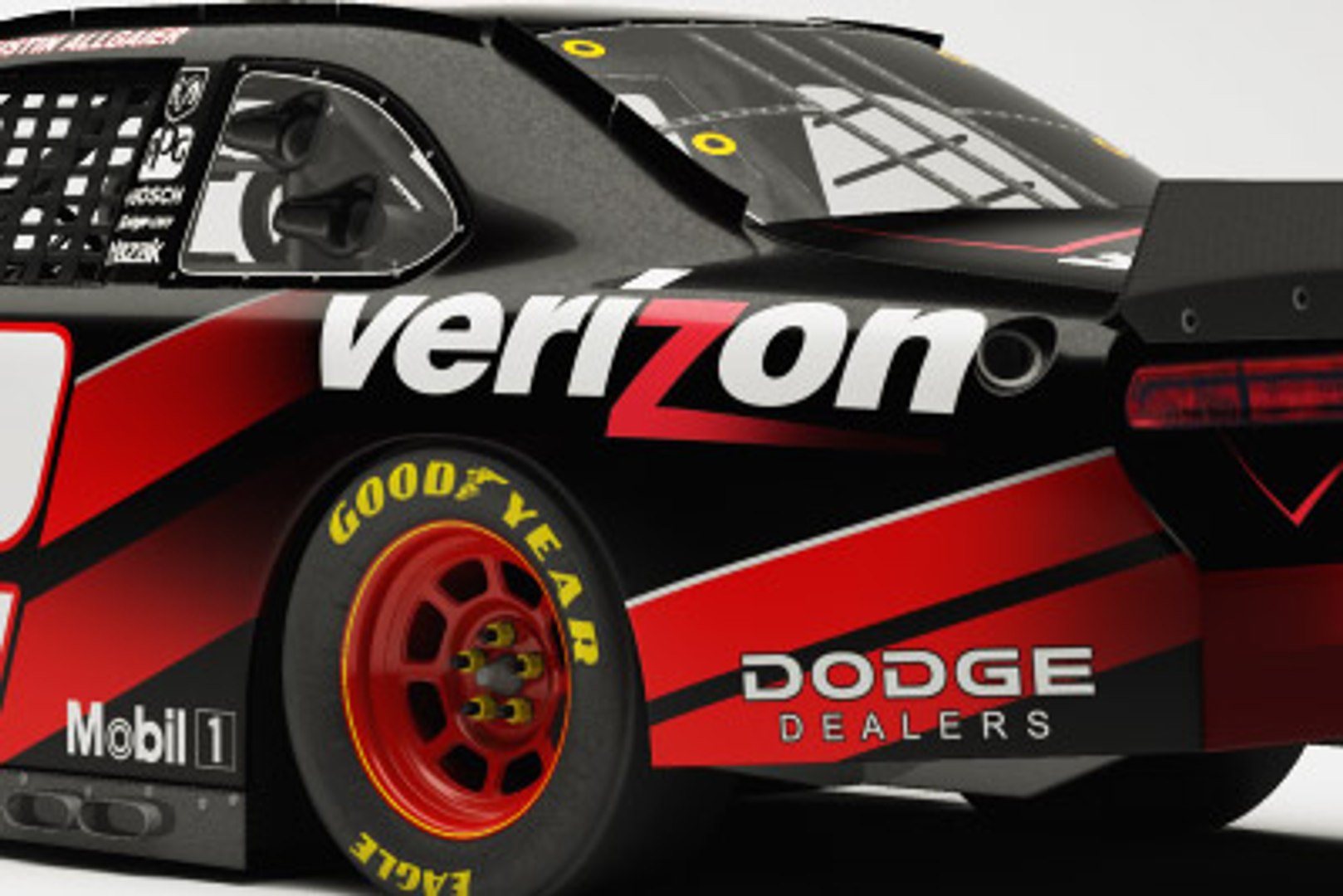 3d nascar dodge challenger 2010