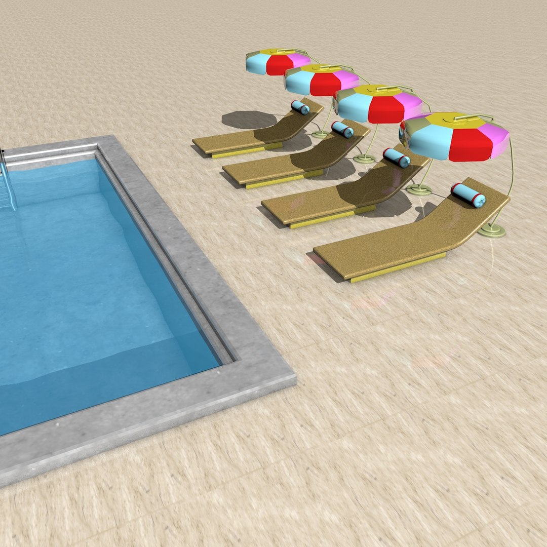 C4d Cartoon Pool