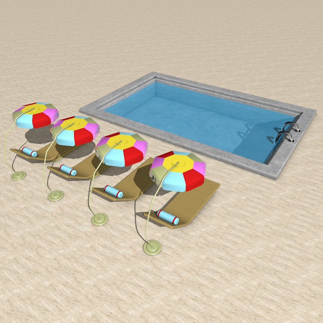 C4d Cartoon Pool