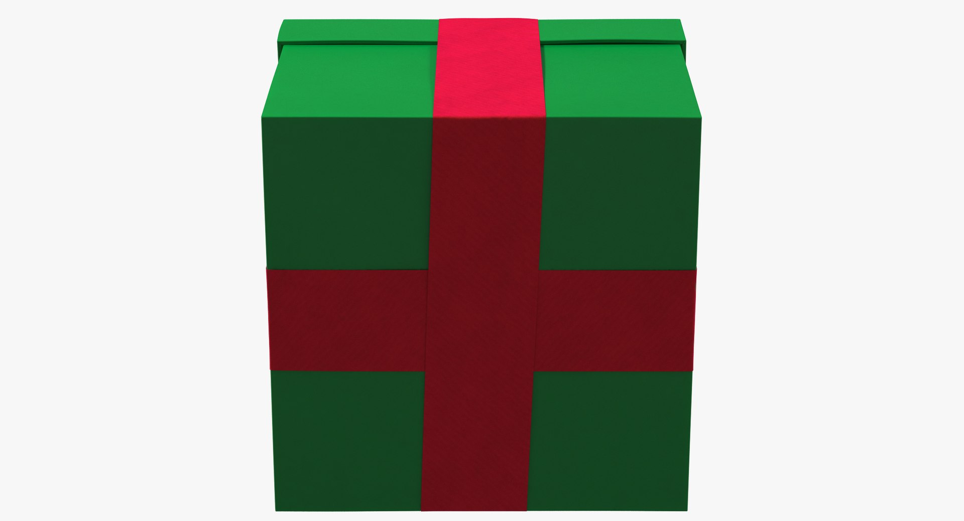3D gift box green - TurboSquid 1199835