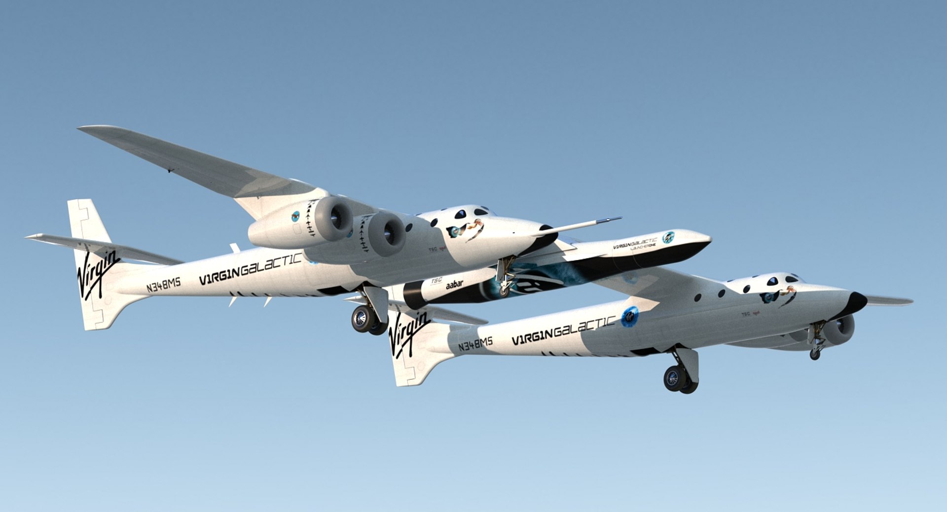 Virgin galactic launcherone rocket 3D model - TurboSquid 1262427
