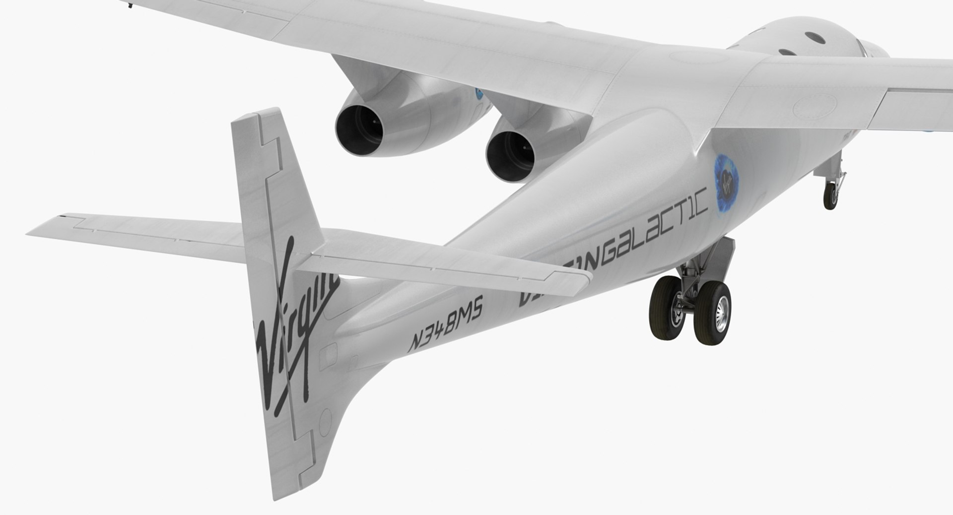 Virgin galactic launcherone rocket 3D model - TurboSquid 1262427