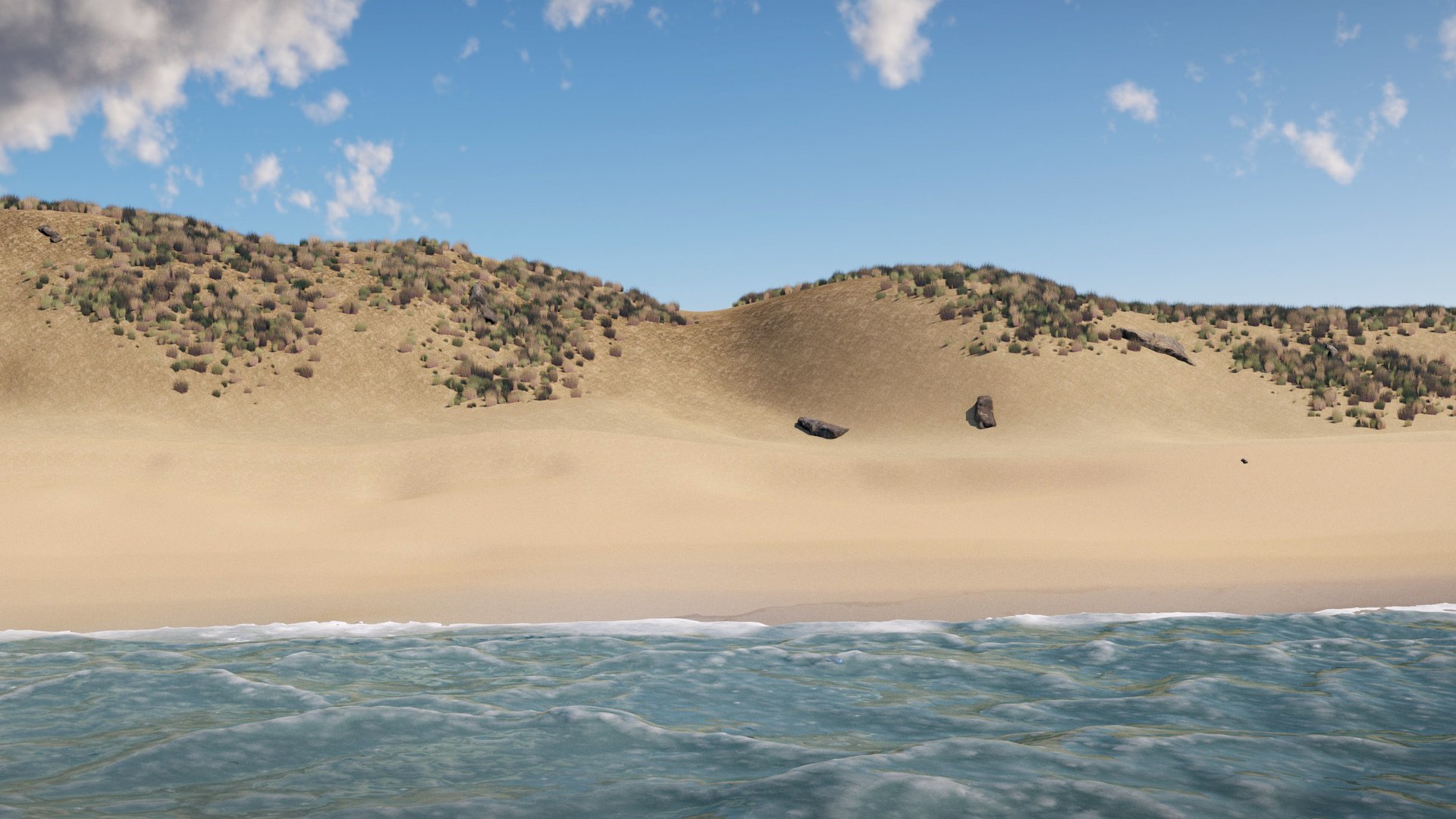 3D Beach - TurboSquid 1767741
