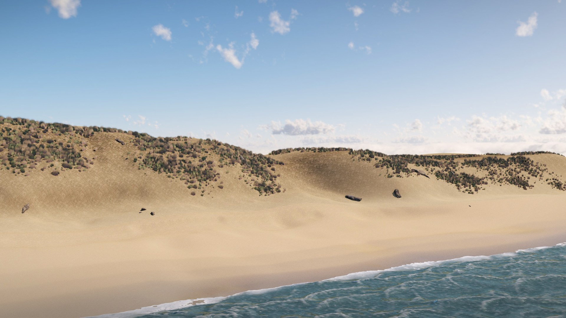 3D Beach - TurboSquid 1767741