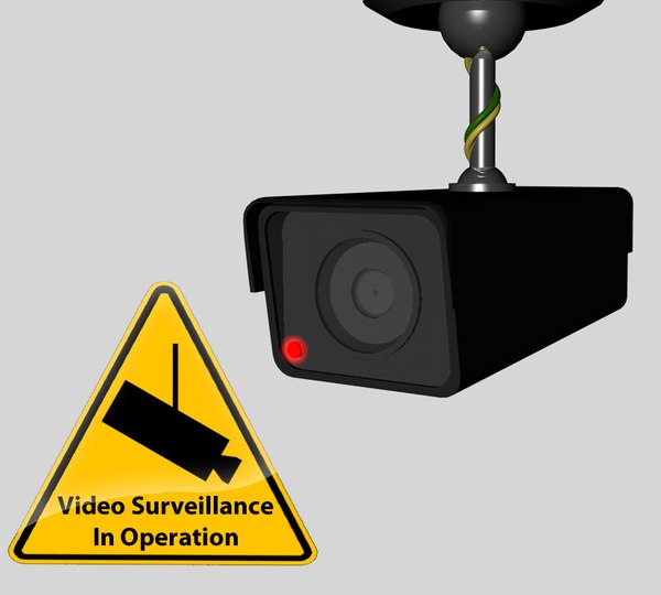 cinema4d cctv security camera