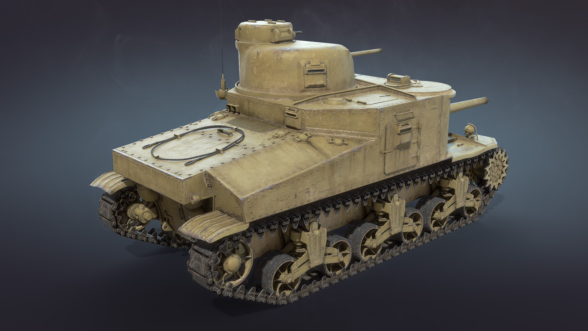 3D M3 Lee US Medium Tank model - TurboSquid 1745505