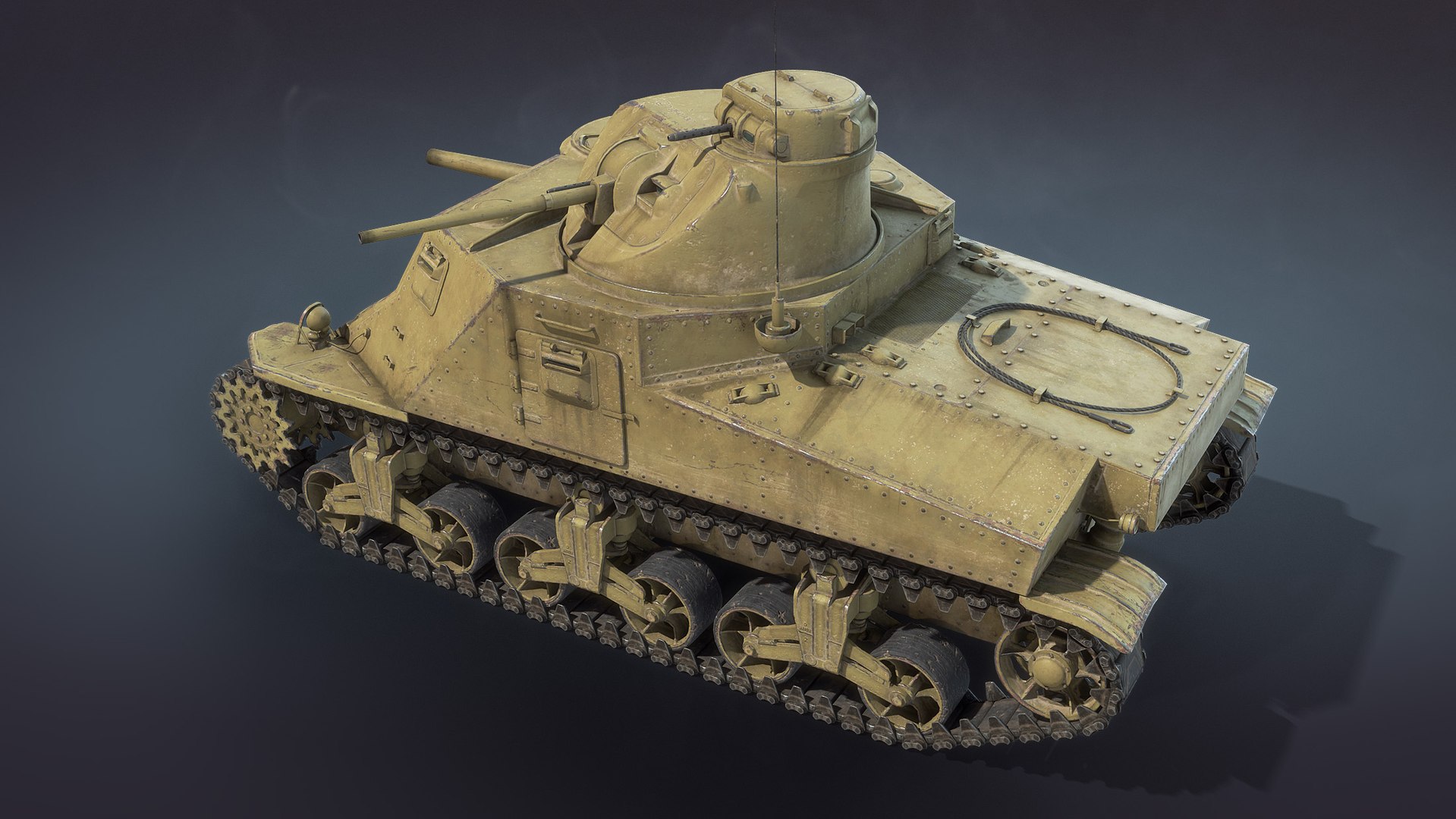3D M3 Lee US Medium Tank Model - TurboSquid 1745505