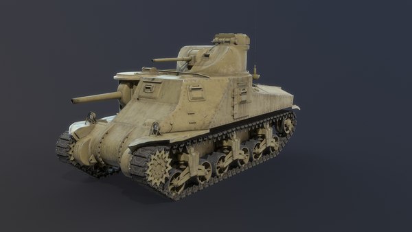 3D M3 Lee US Medium Tank model - TurboSquid 1745505