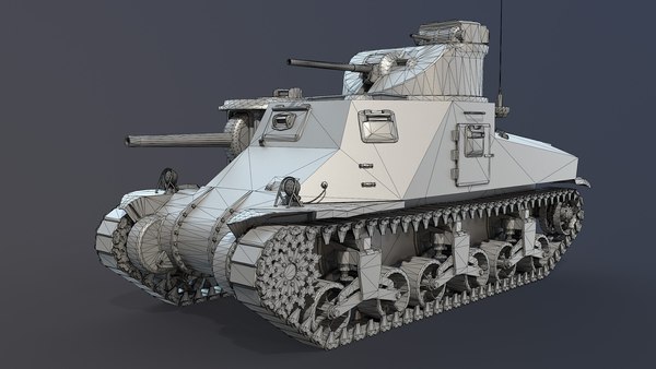3D M3 Lee US Medium Tank model - TurboSquid 1745505