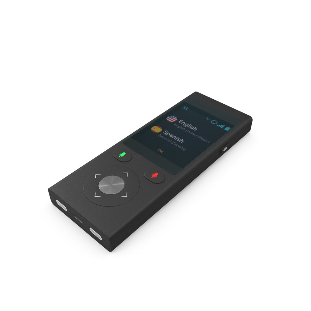 3D Model Portable Voice Translator PBR - TurboSquid 1835410