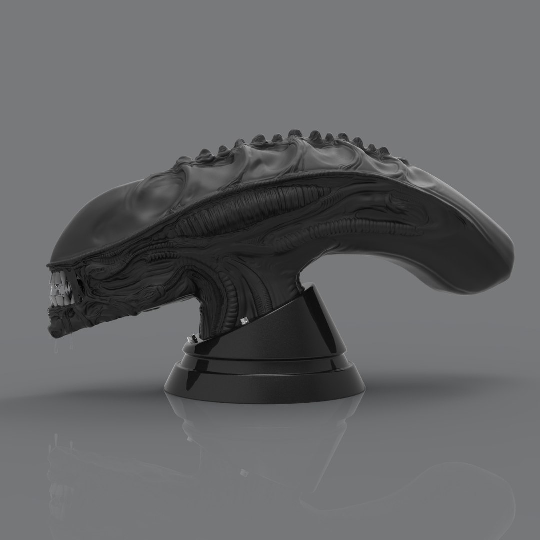 3d Model Alien Head
