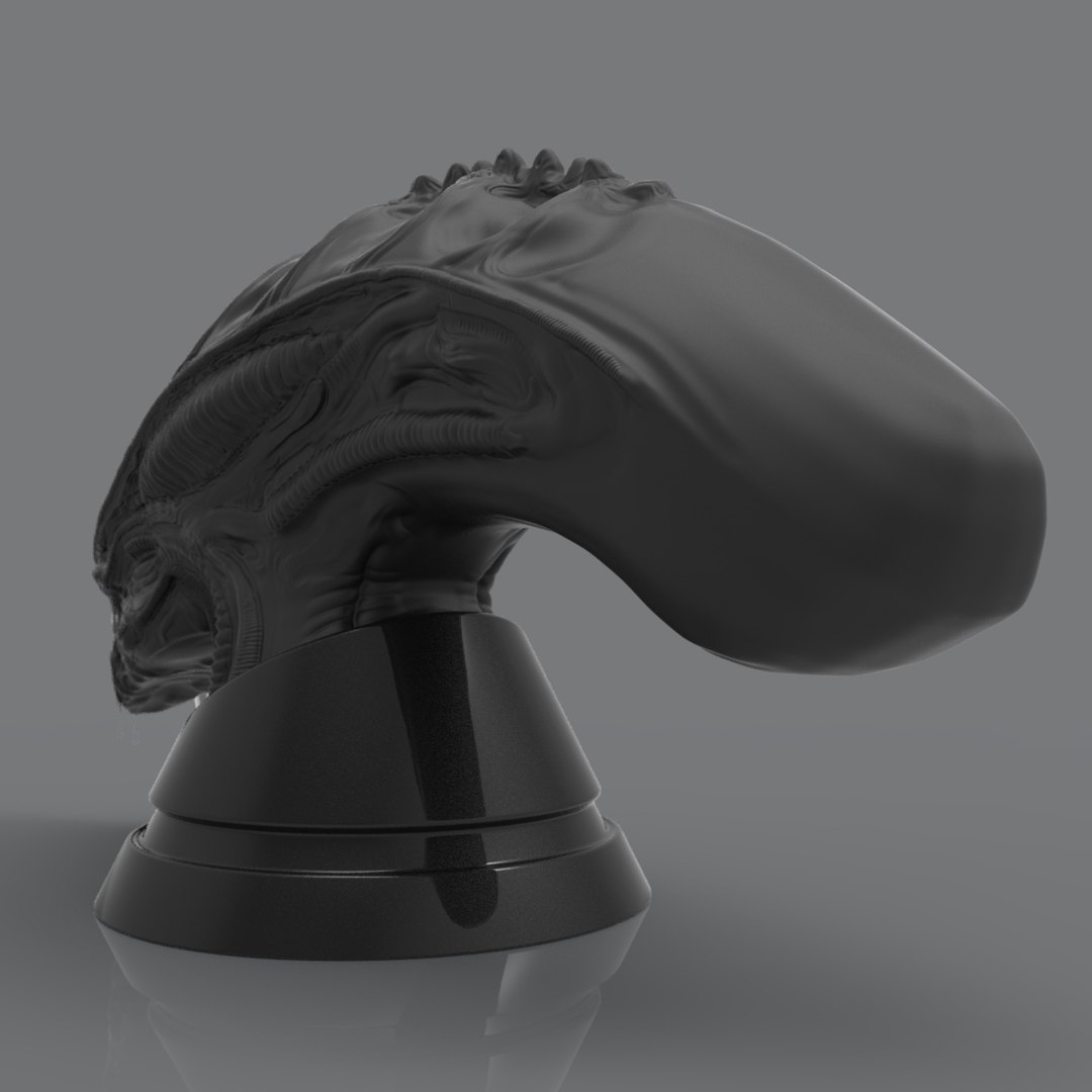 3d Model Alien Head