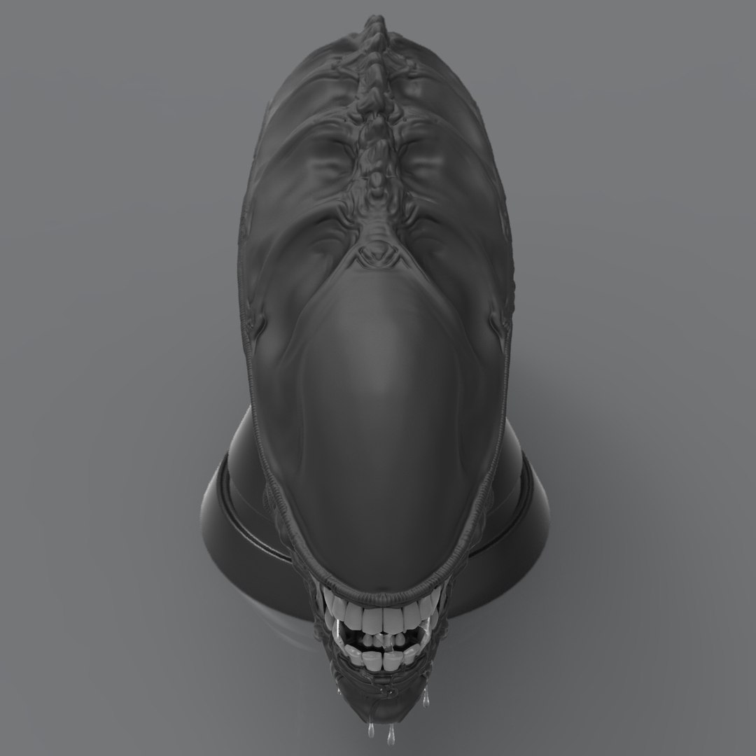3d Model Alien Head