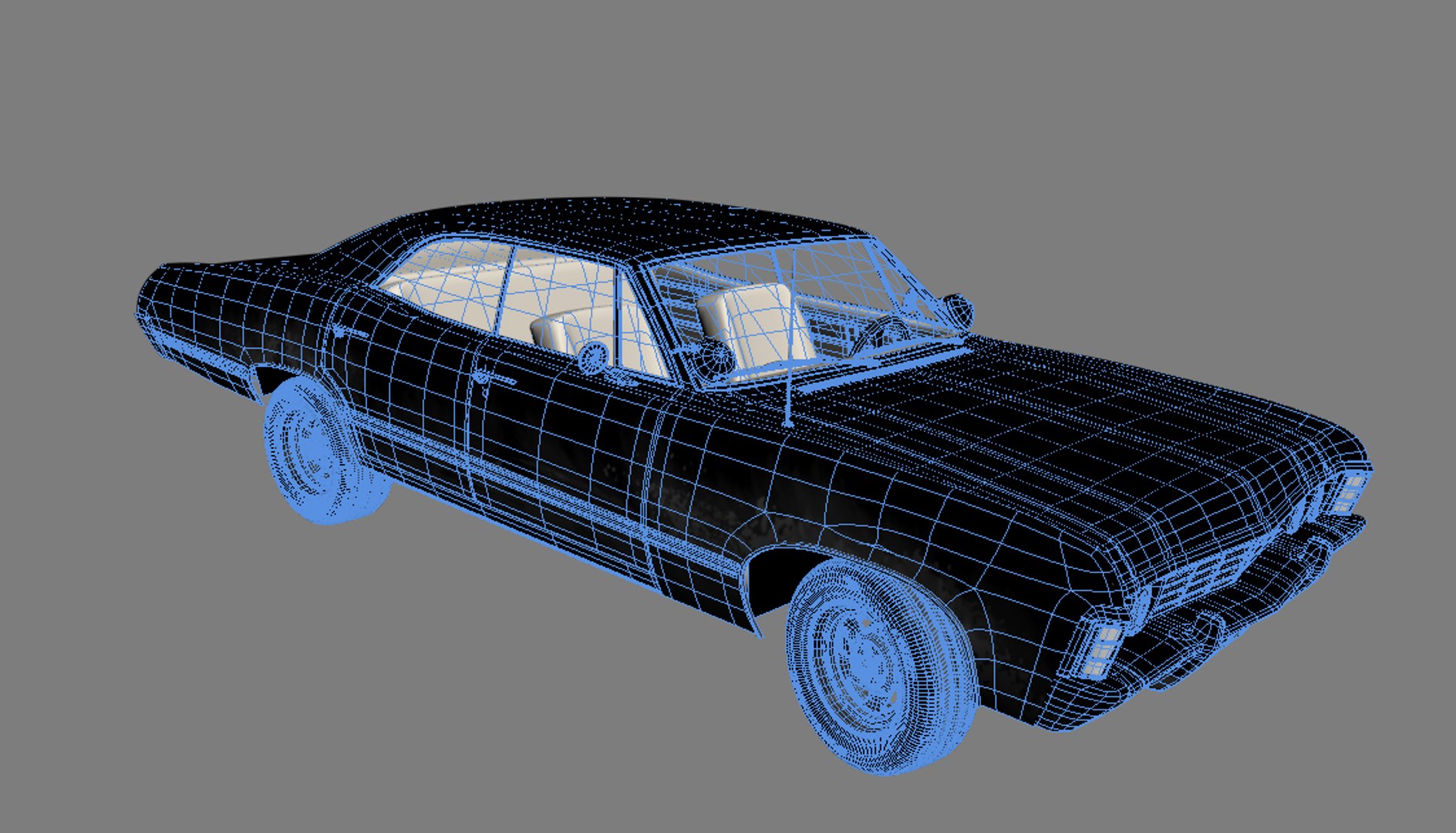 Chevrolet Impala 1967 3d Model