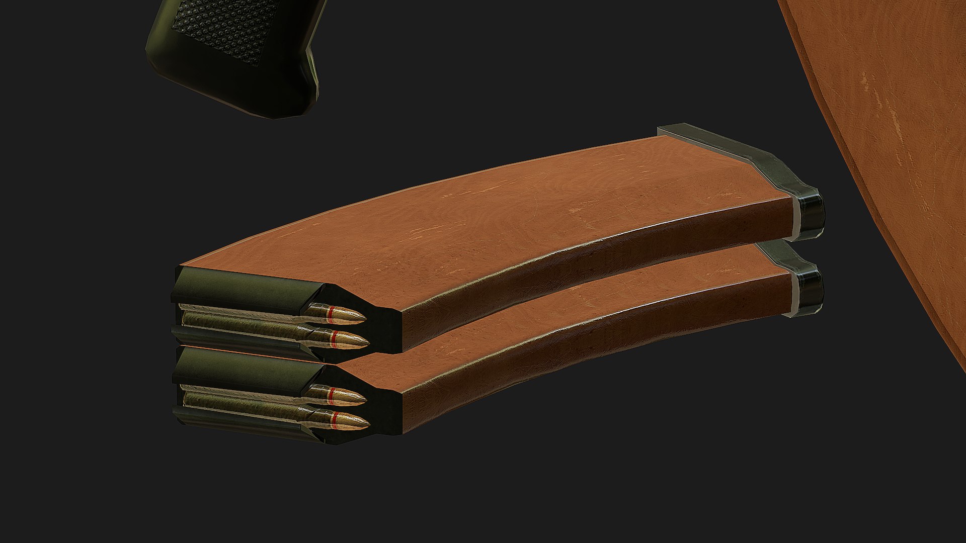 3d model kalashnikov assault rifle