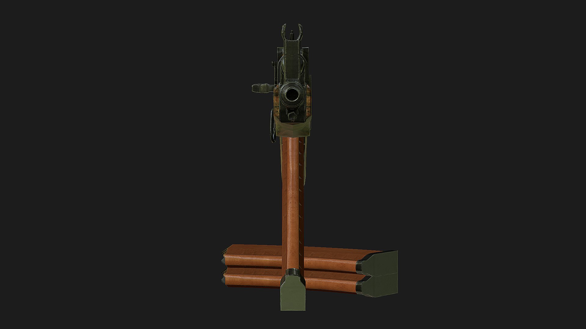 3d model kalashnikov assault rifle
