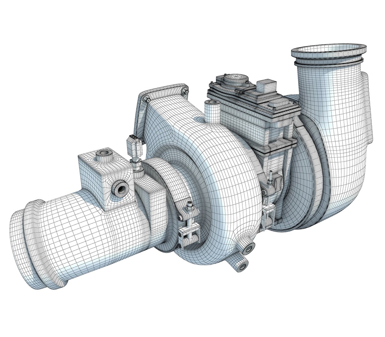 Engine turbo 3D - TurboSquid 1174671
