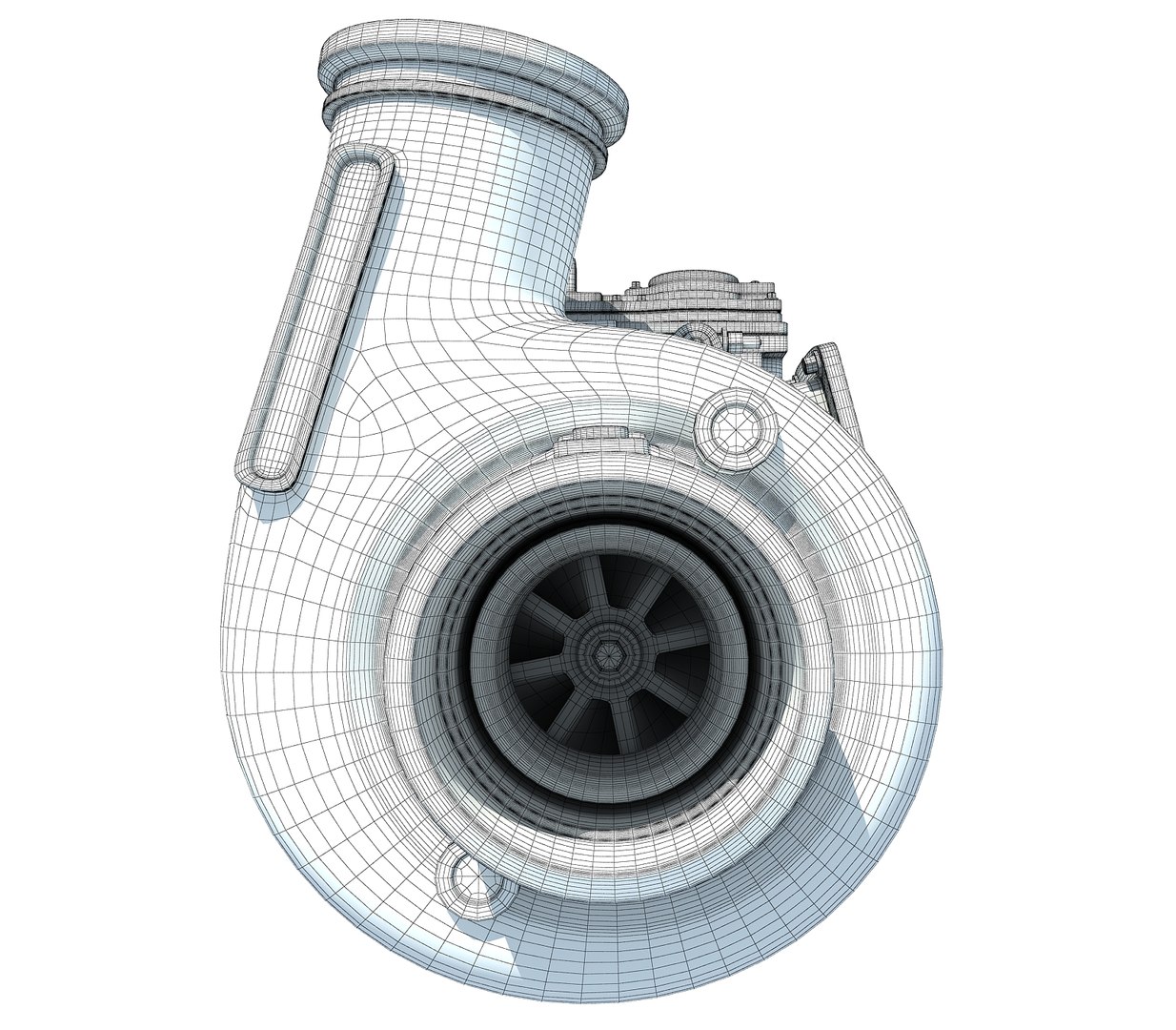 Engine turbo 3D - TurboSquid 1174671