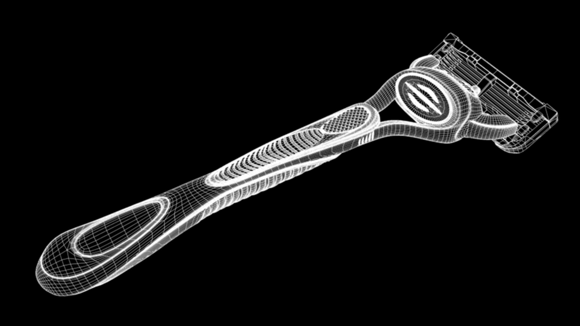 Gillette Proglide Manual Razor 3d Model