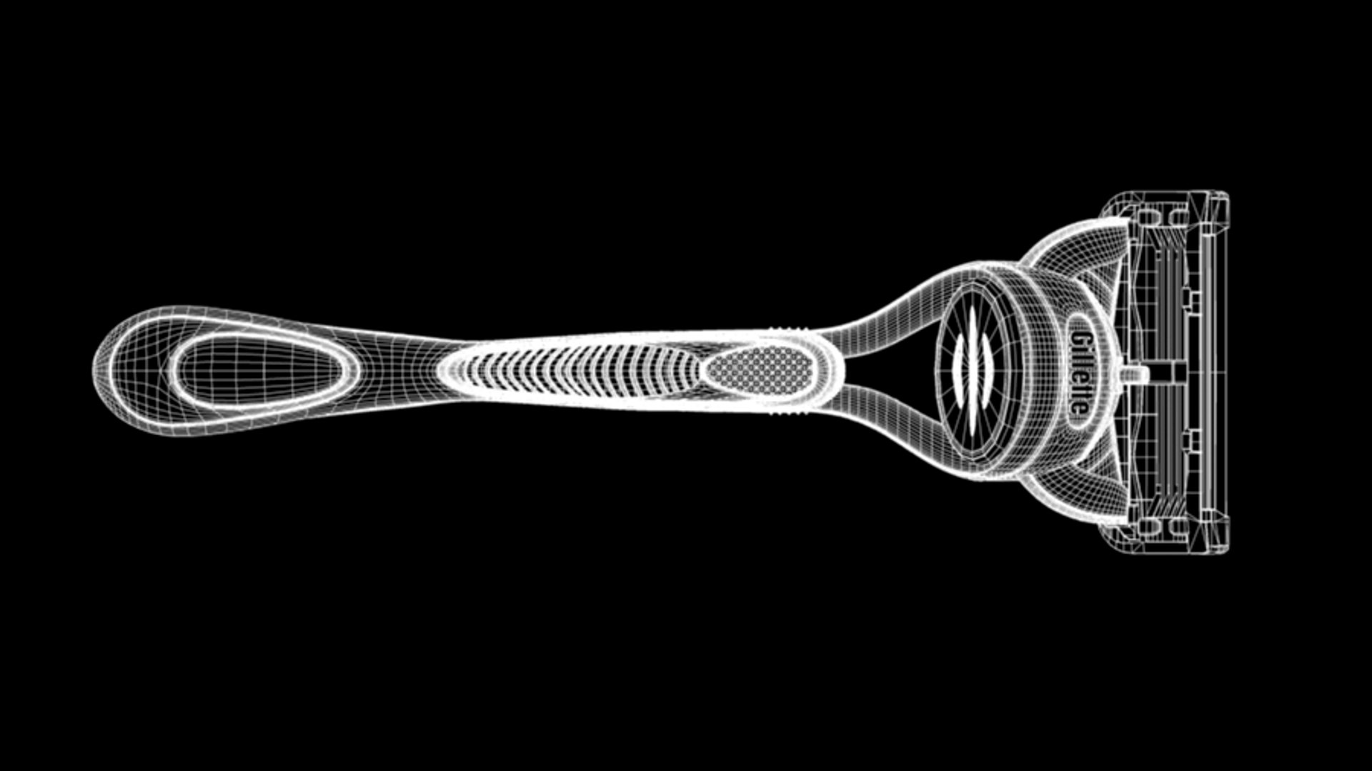 Gillette Proglide Manual Razor 3d Model