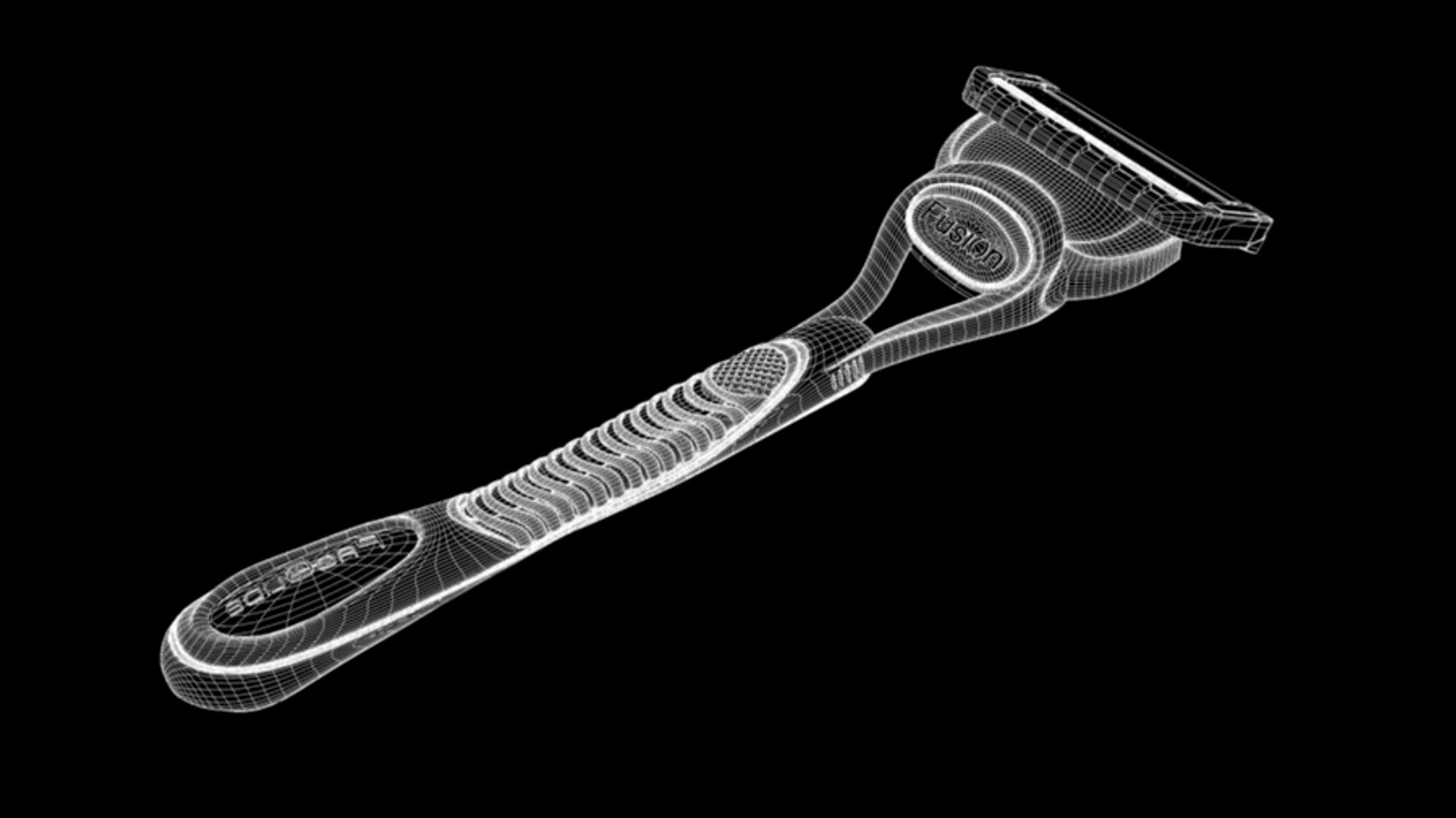 Gillette Proglide Manual Razor 3d Model