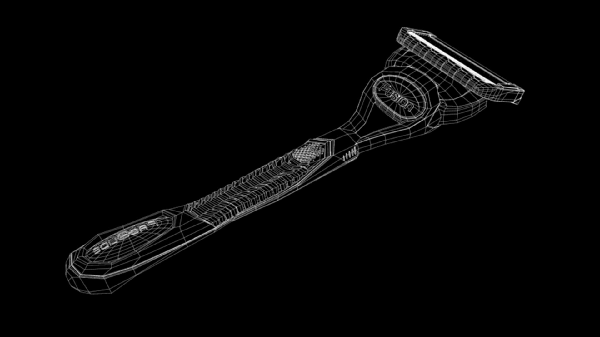 Gillette Proglide Manual Razor 3d Model