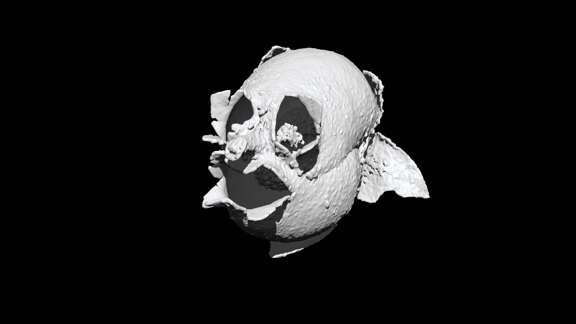 Antirrhinum Majus 3D CT Scan Model Decimate 10 Percent 3D Model ...