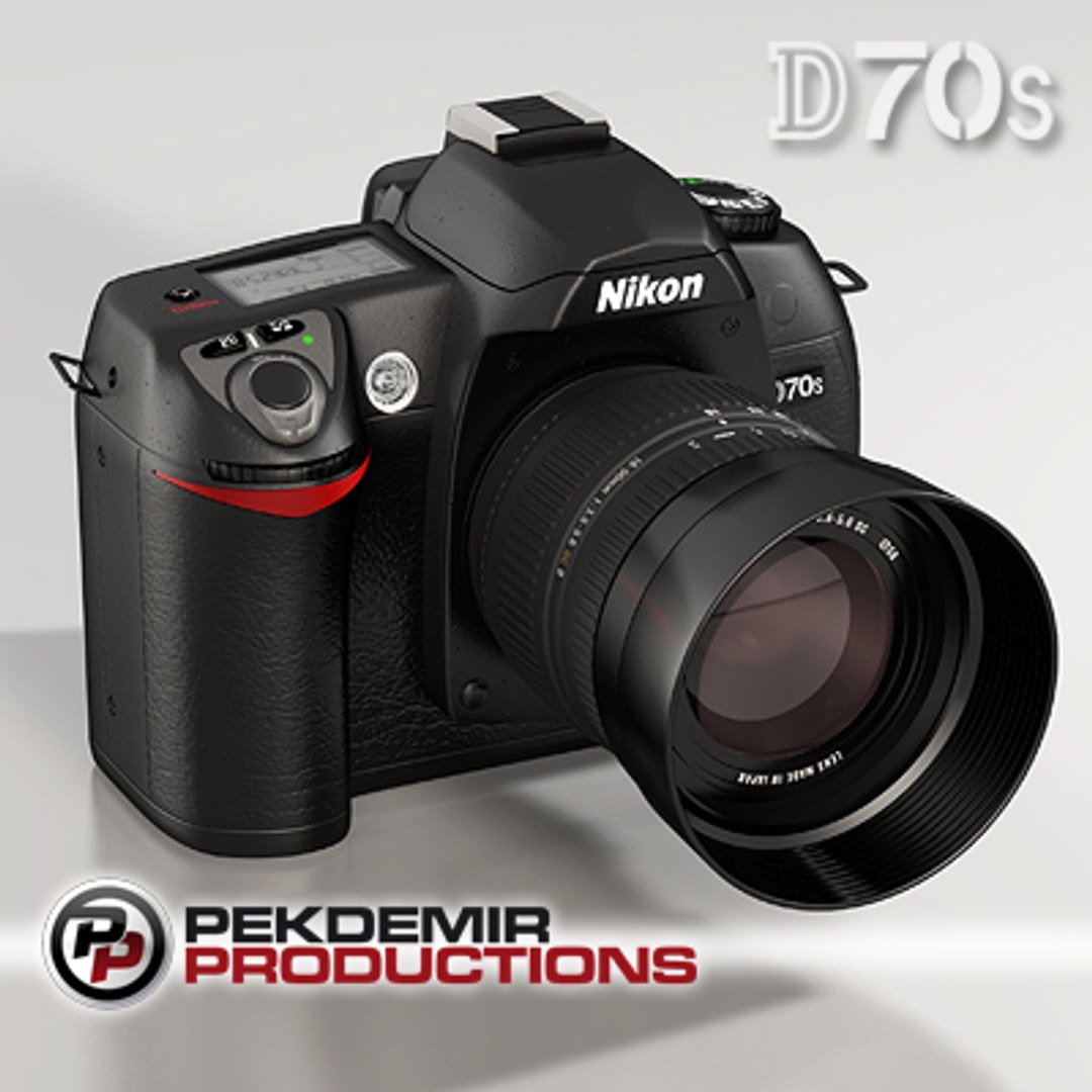 3d Nikon D70s Dslr Camera