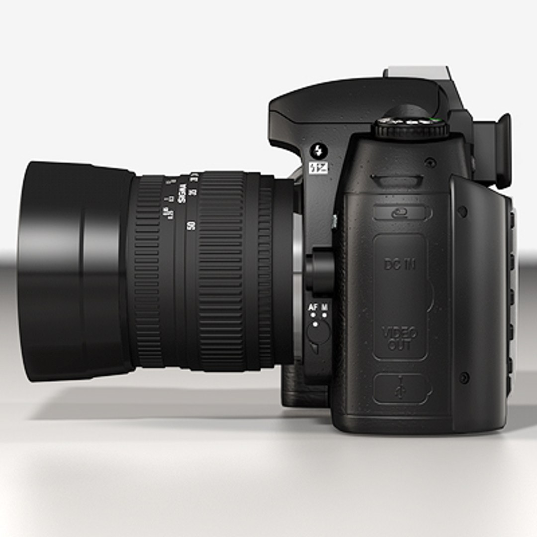 3d Nikon D70s Dslr Camera