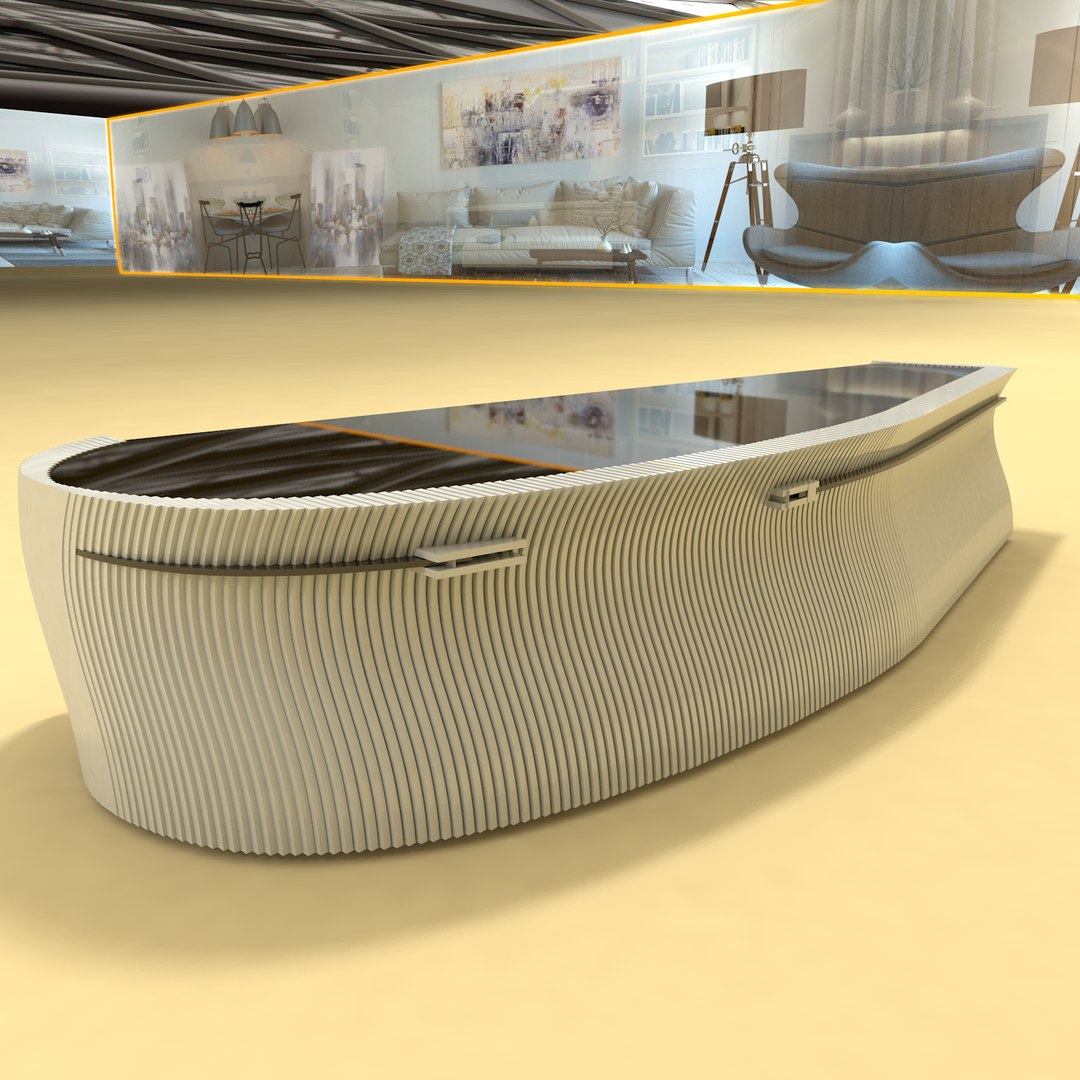 Designer Table Number 4 3D - TurboSquid 1441892