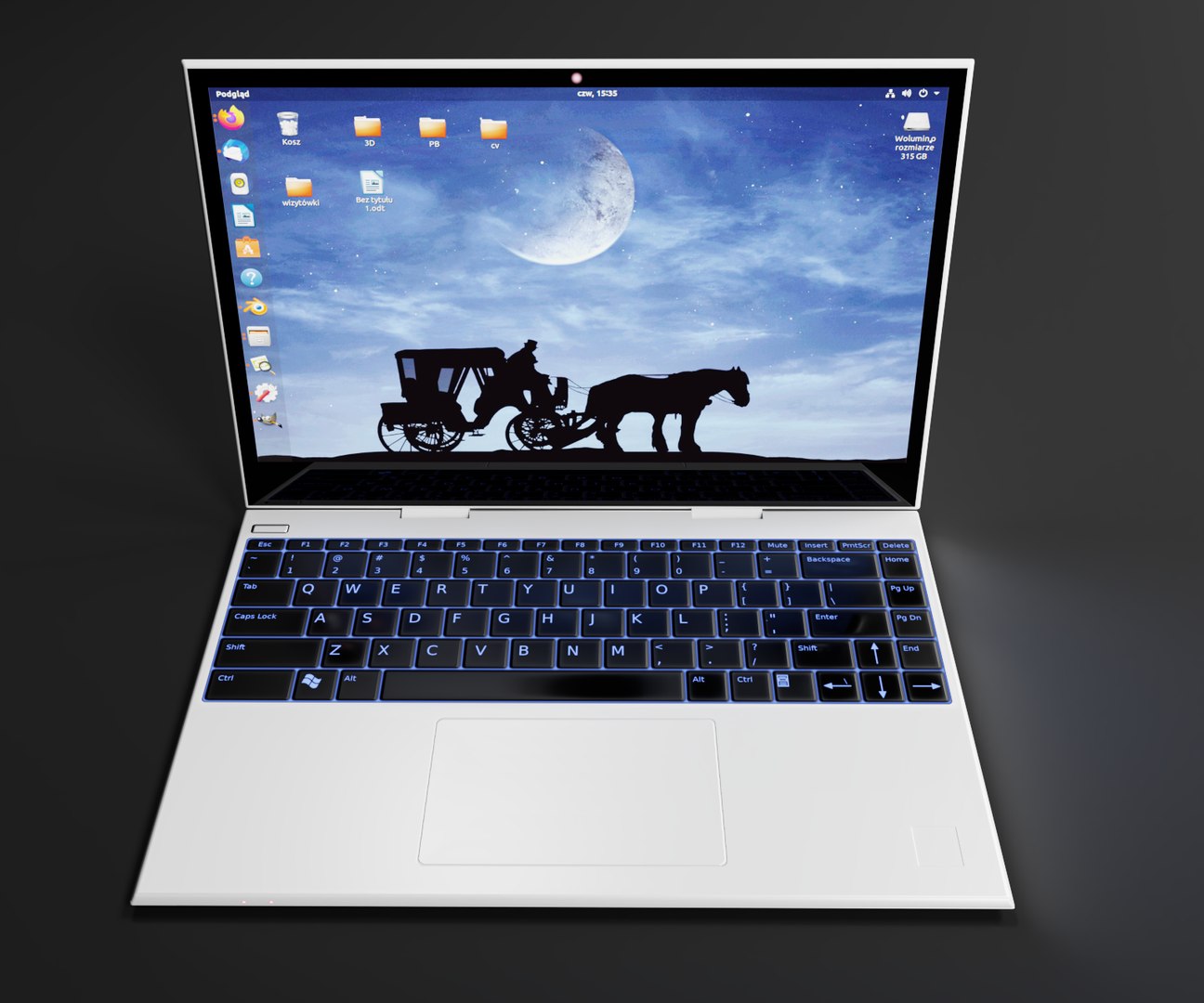 Notebook Laptop Computer 3D Model - TurboSquid 1525930