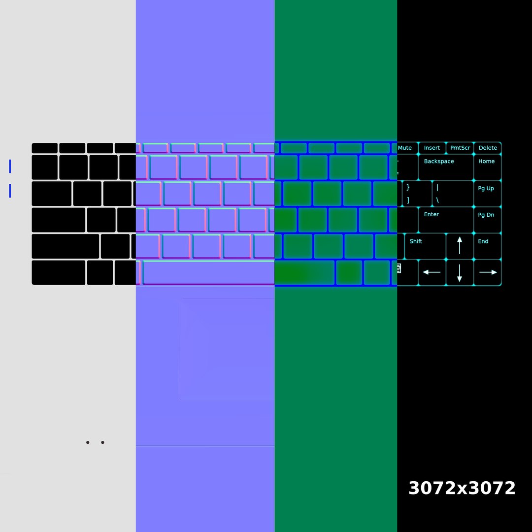 Notebook Laptop Computer 3D Model - TurboSquid 1525930