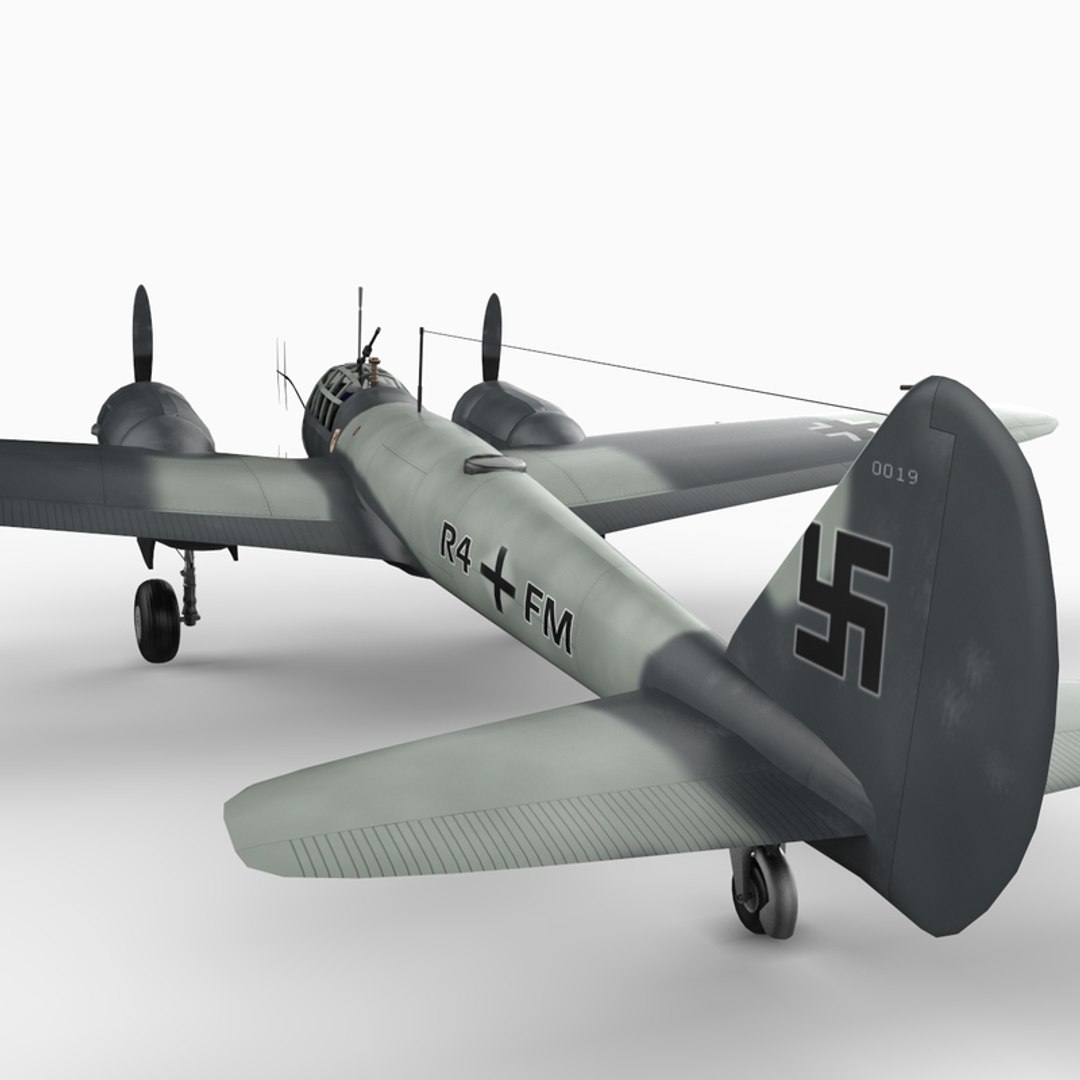 Junkers Ju Fighter 88 3d Model