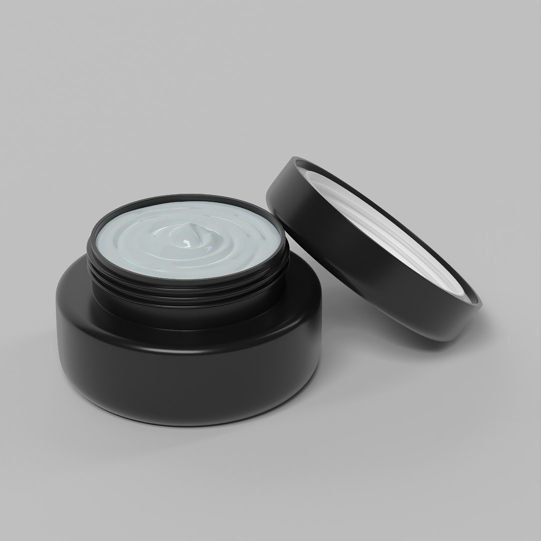Cream Jar 25 3D Model - TurboSquid 1962781