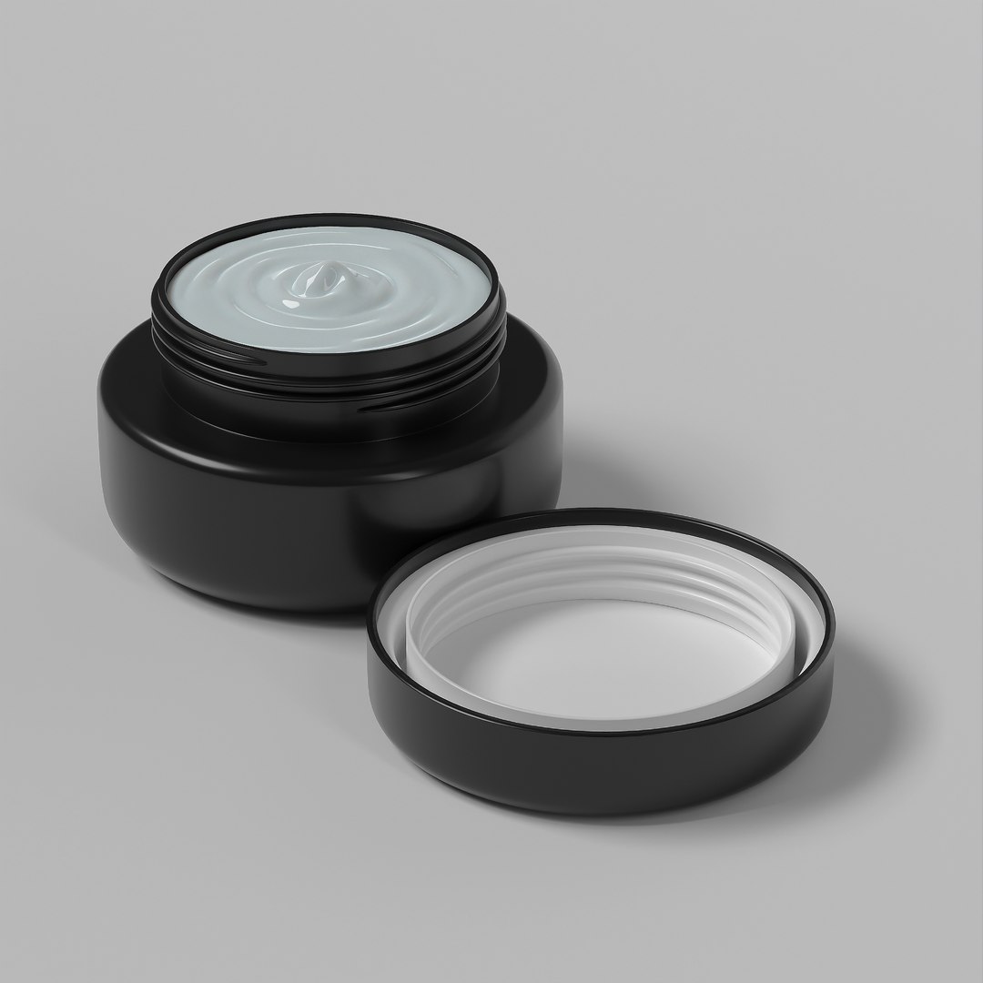 Cream Jar 25 3D Model - TurboSquid 1962781