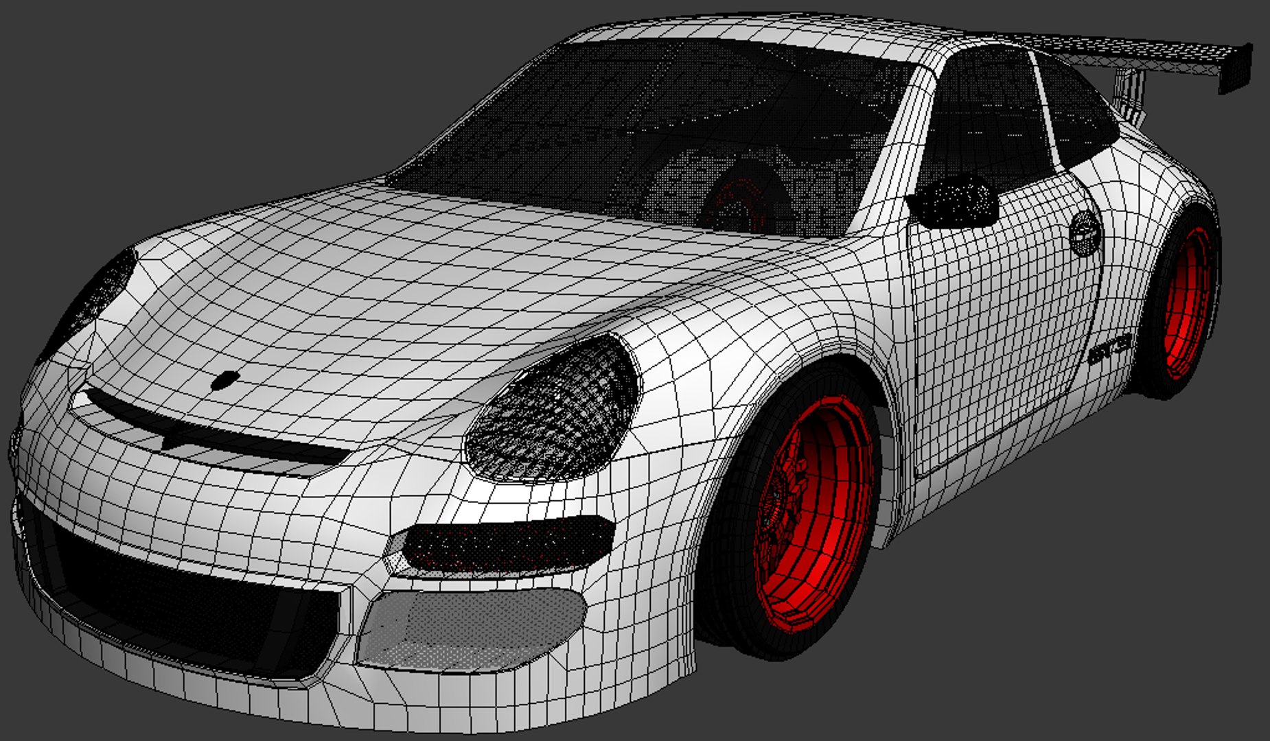 3d Model Porsche Car