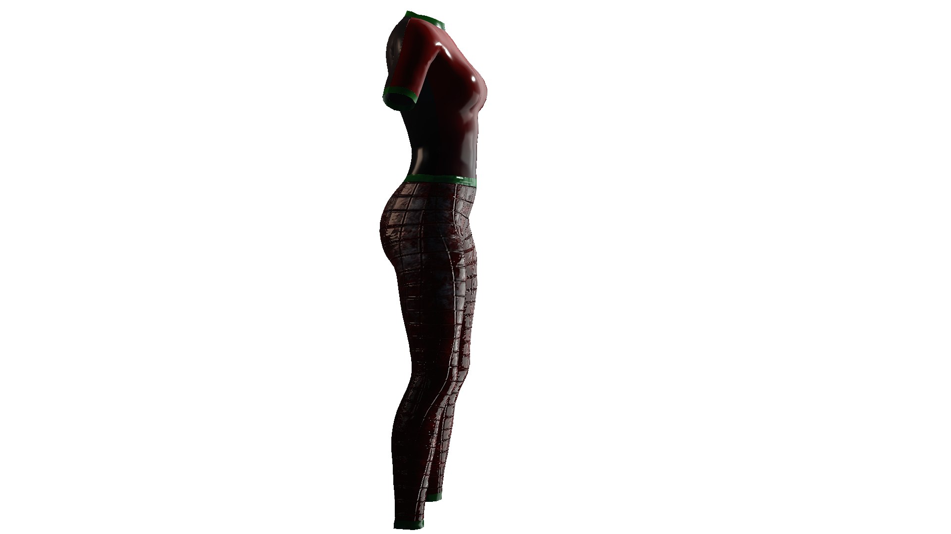 Ruby Bodysuit 3D Model - TurboSquid 1789761