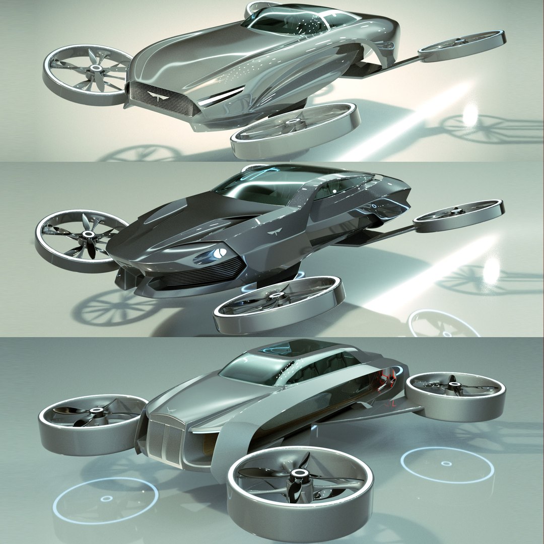 SALE 3 In 1 Copter Car Bundle 06 3D - TurboSquid 2392482