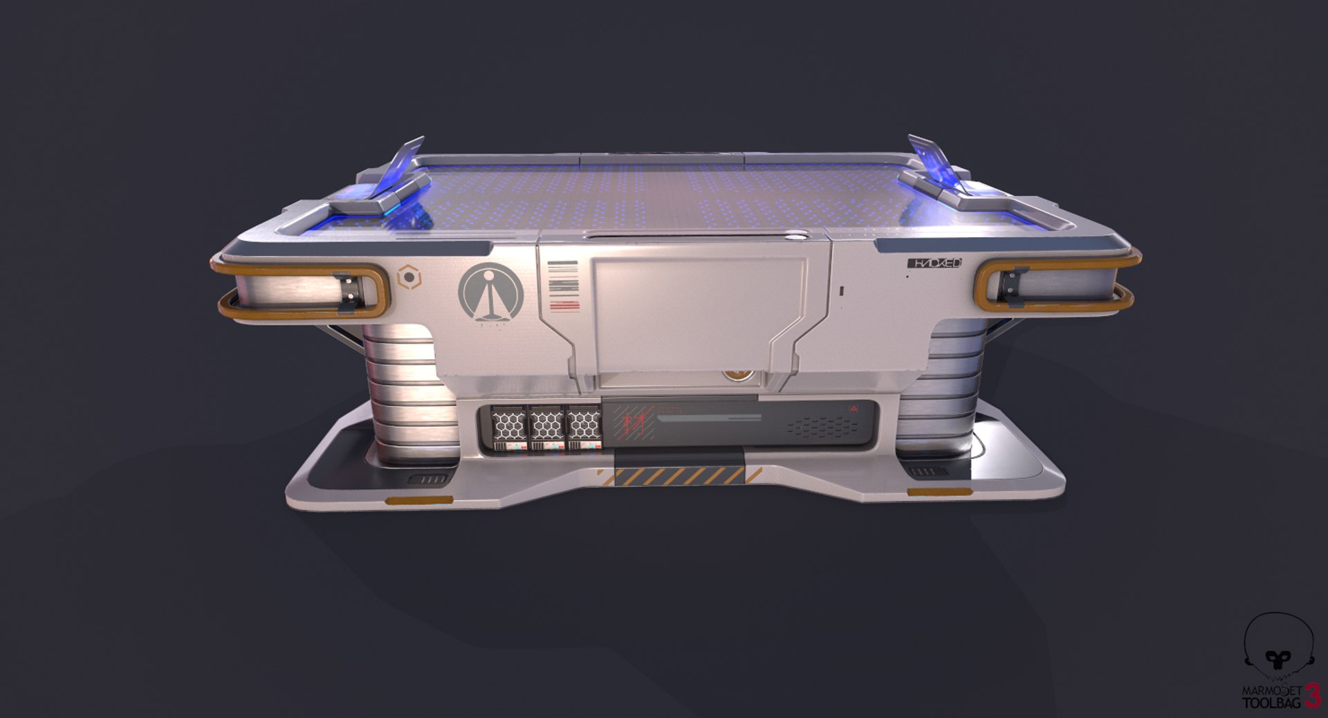 3D sci-fi table pbr - TurboSquid 1349420