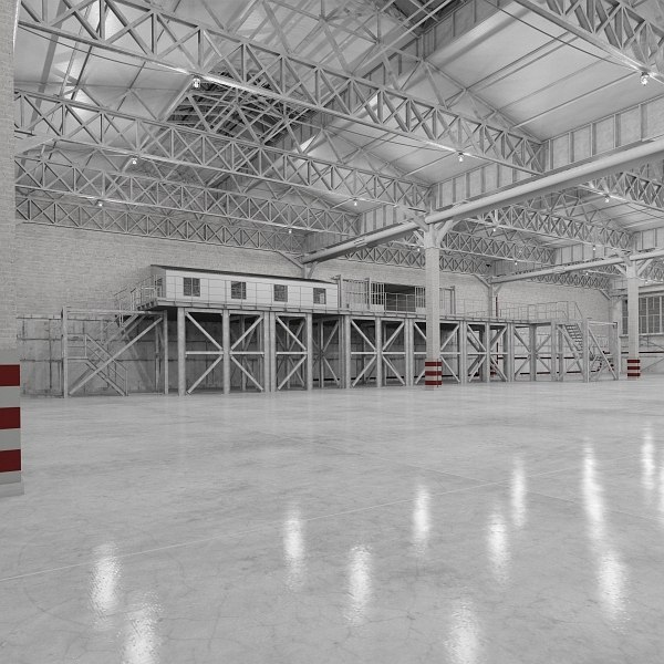 modelo 3d Base Fábrica Interior 4 - TurboSquid 1259790