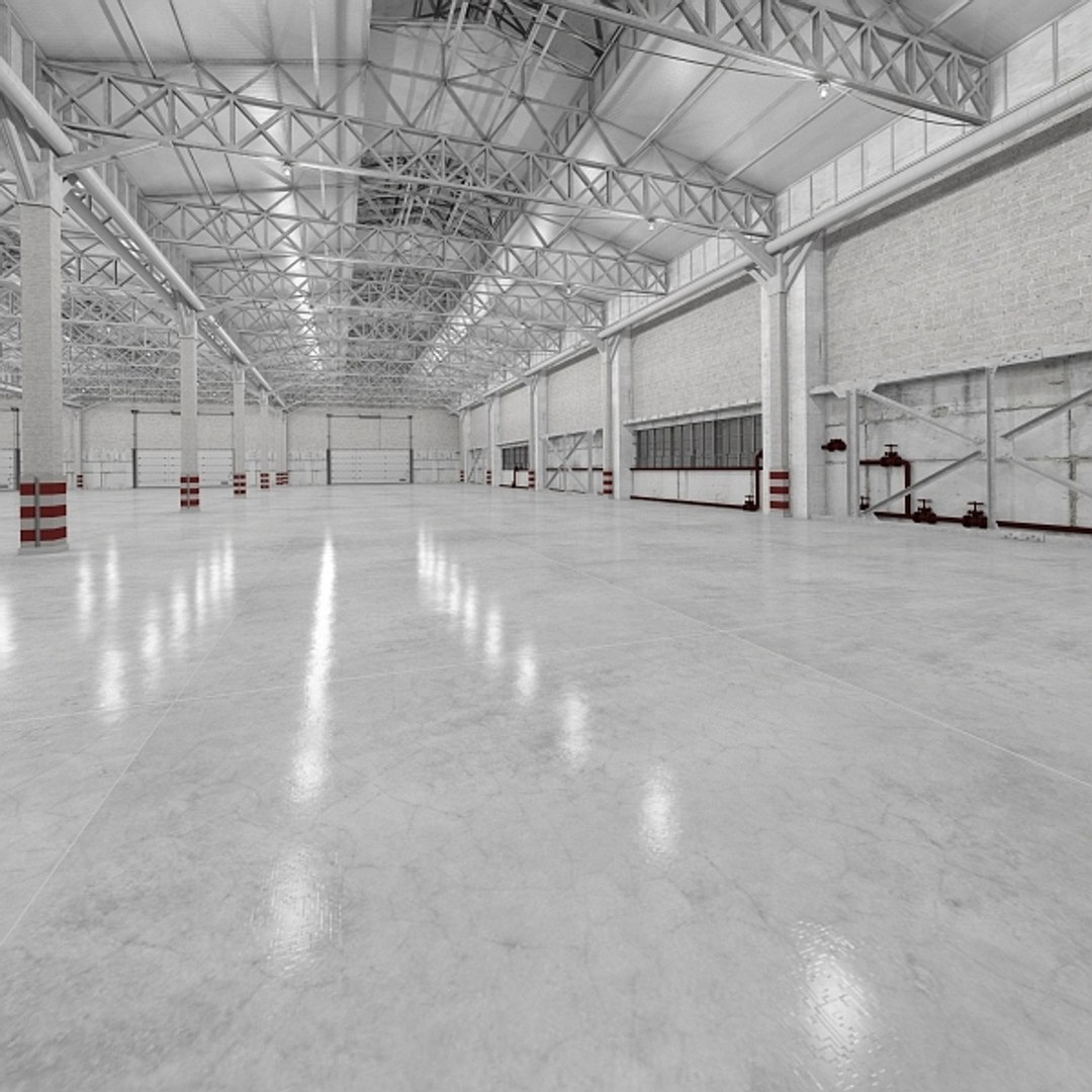 Factory Interior 3D Model - TurboSquid 1259790