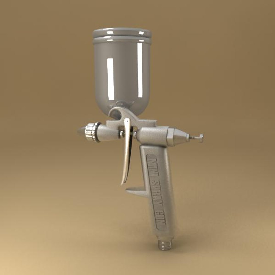 3d Model Spray Gun
