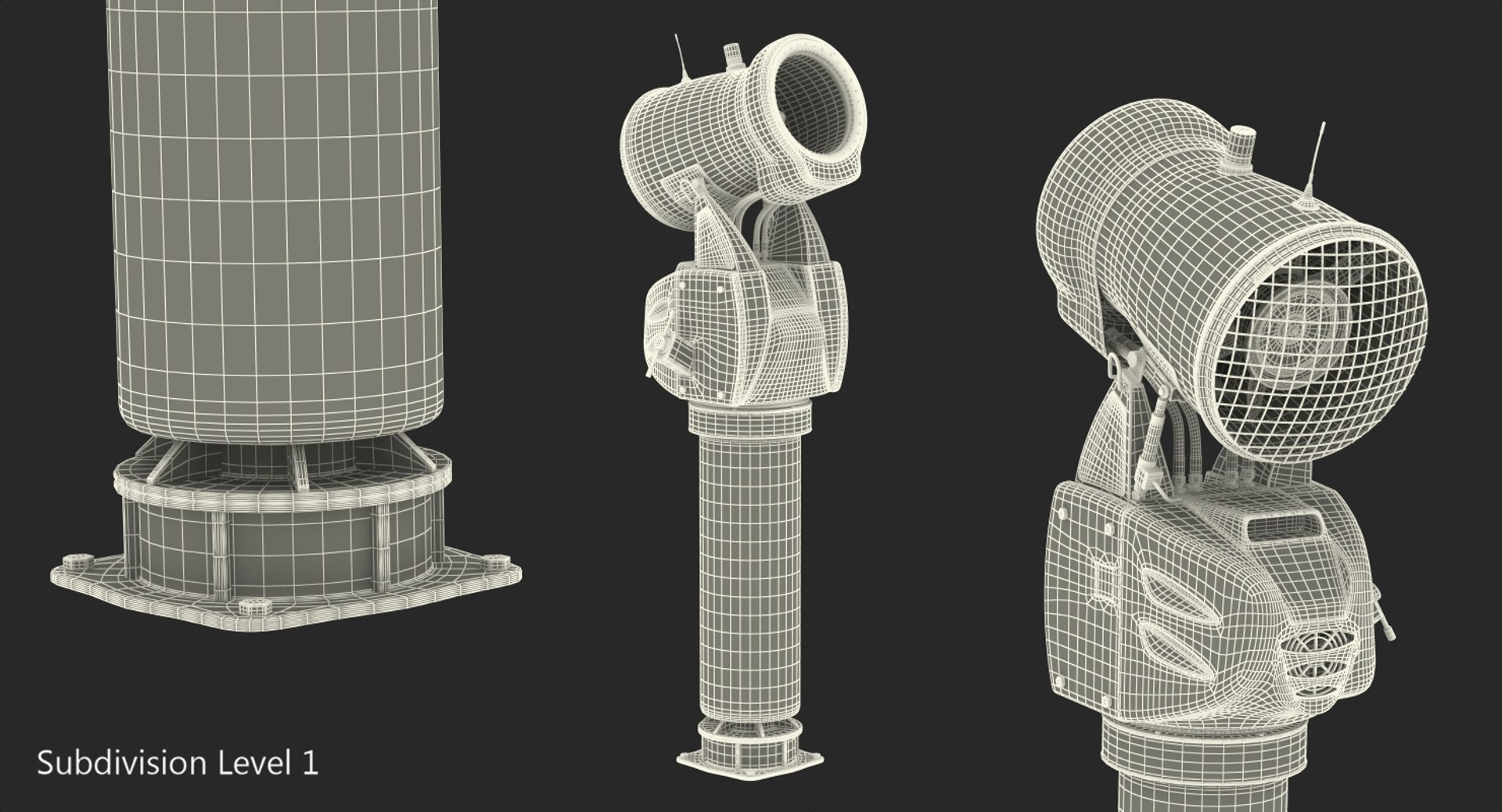 3D snow cannon generic rigged - TurboSquid 1415538